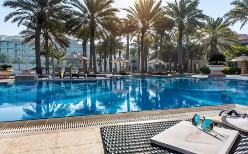 Sergio Ramos and Ilia Topuria at Al Raha Beach Hotel