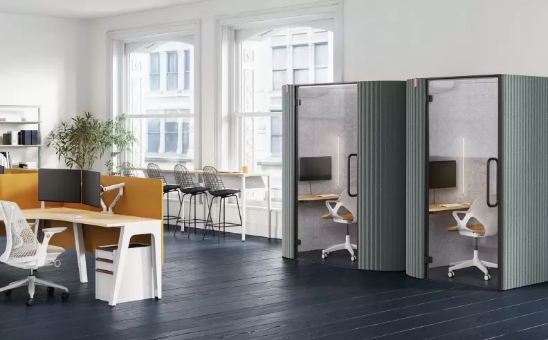Herman Miller Redefines Workspaces with the Bay Work Pod