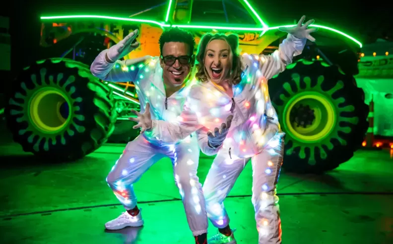 Experience Hot Wheels Monster Trucks Live Glow Party